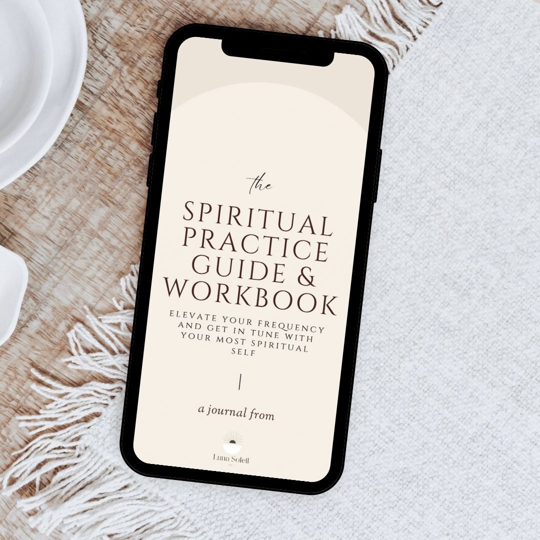 The Spritual Practice Guide & Workbook | Spiritual Journal | Cleansing | Smudging | Self-care ...