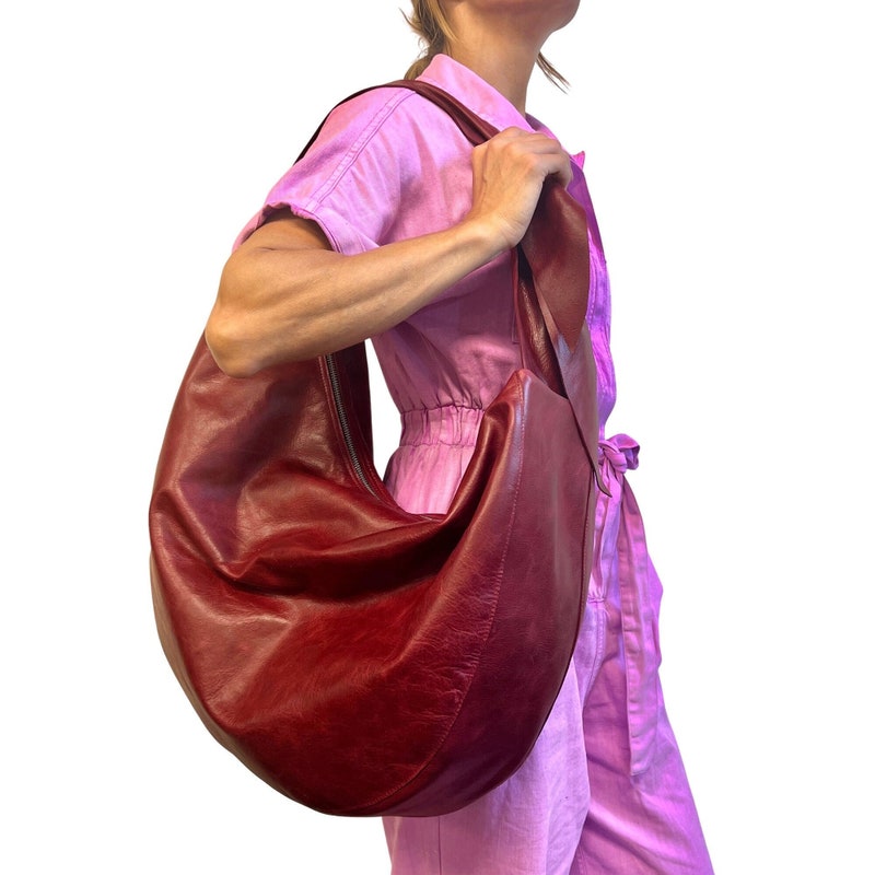 Hobo Leather Laptop Bag - Etsy