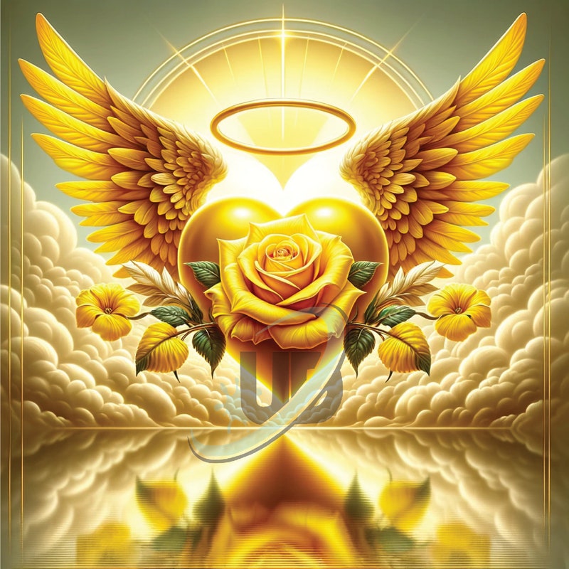 Yellow Memorial Background Template - Etsy