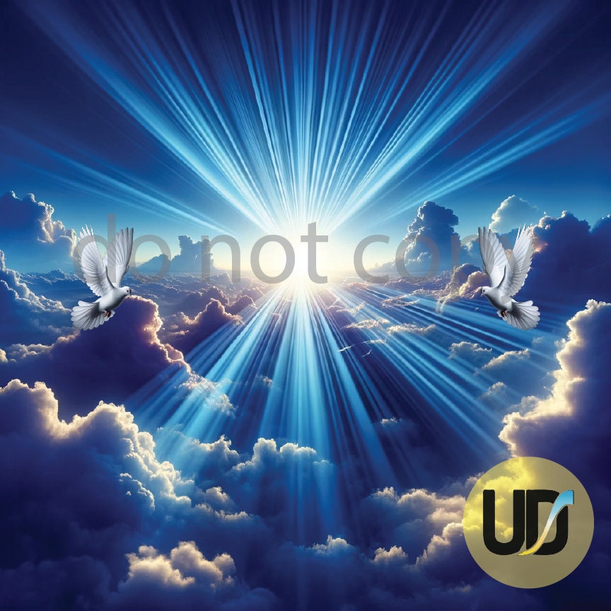 Memorial Wallpaper Blue Sky Clouds Memorial Background PNG Funeral ...