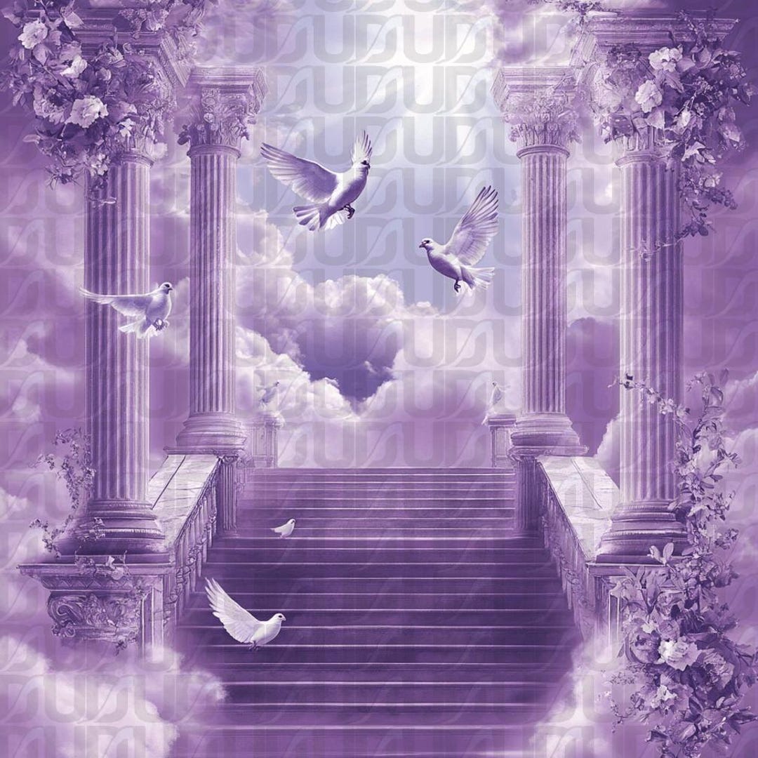 In Loving Memory Backdrop, Memorial Background, Heaven Memorial ...