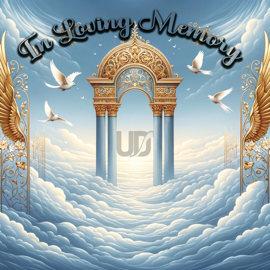 Light Blue Sky Heaven Background | Clouds | in Loving Memory | Memorial ...