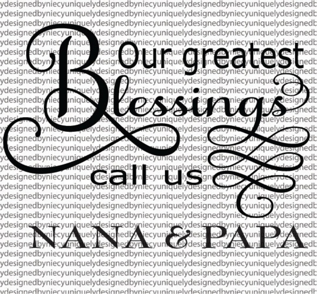 Greatest Blessings File Svg,dxf,eps,png, Files...instant Download (4 ...