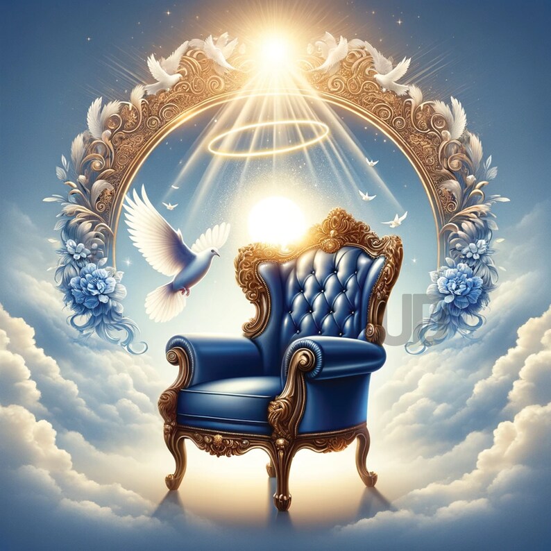 Chair Heaven Background | Clouds | Blue Sky Memorial | Memorial ...