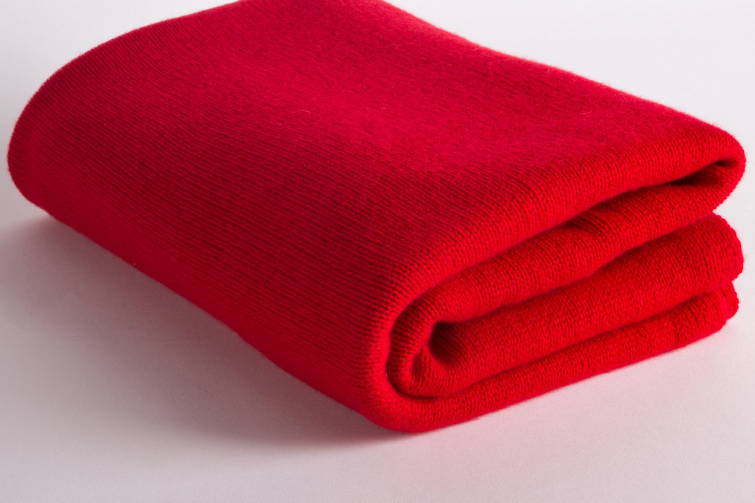 Luxury 100% Cashmere Travel Blanket Wrap - Cardinal Red - Handmade in ...