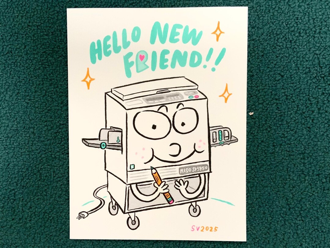 Risograph Fan-art Print! - Etsy