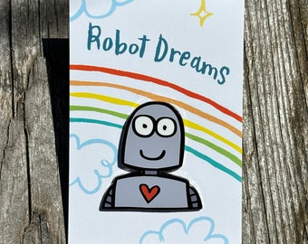 ROBOT ROMANCE 2-piece Limited Edition Hand-numbered 2 Enamel Pin Set ...