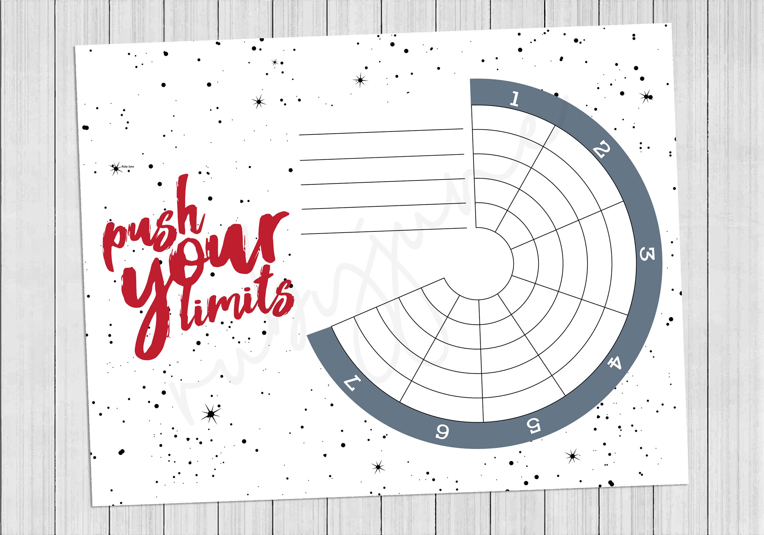 No Limits Weekly Healthy Habit Tracker for Kids Digital Download for ...