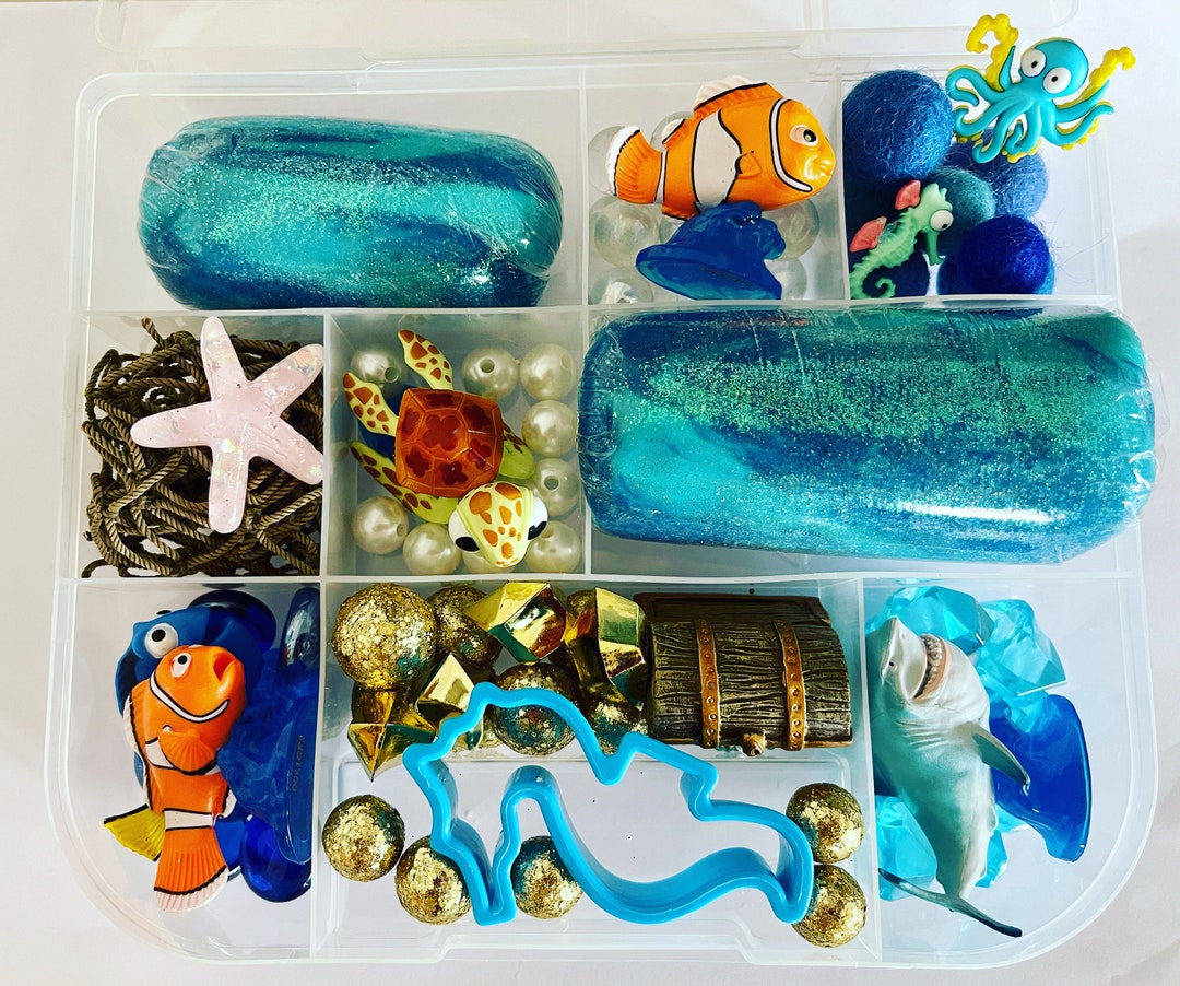 Medium Finding Nemo Play Dough Kit Sensory Play Handmade - Etsy Ireland