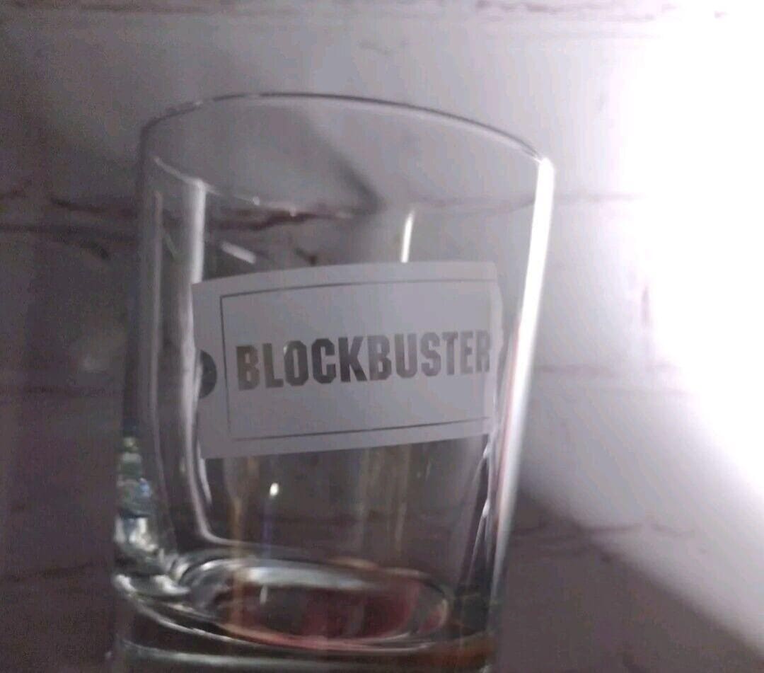 Vintage 1998 Blockbuster Promotional Low Ball Glass A Perfect Murder ...