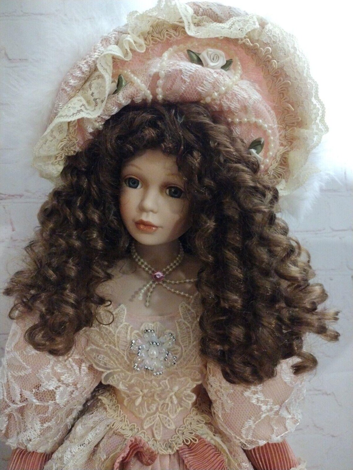 Large Cathay Depot Collection Porcelain Doll 1-2000 30" Victorian Dress Teresa - Etsy