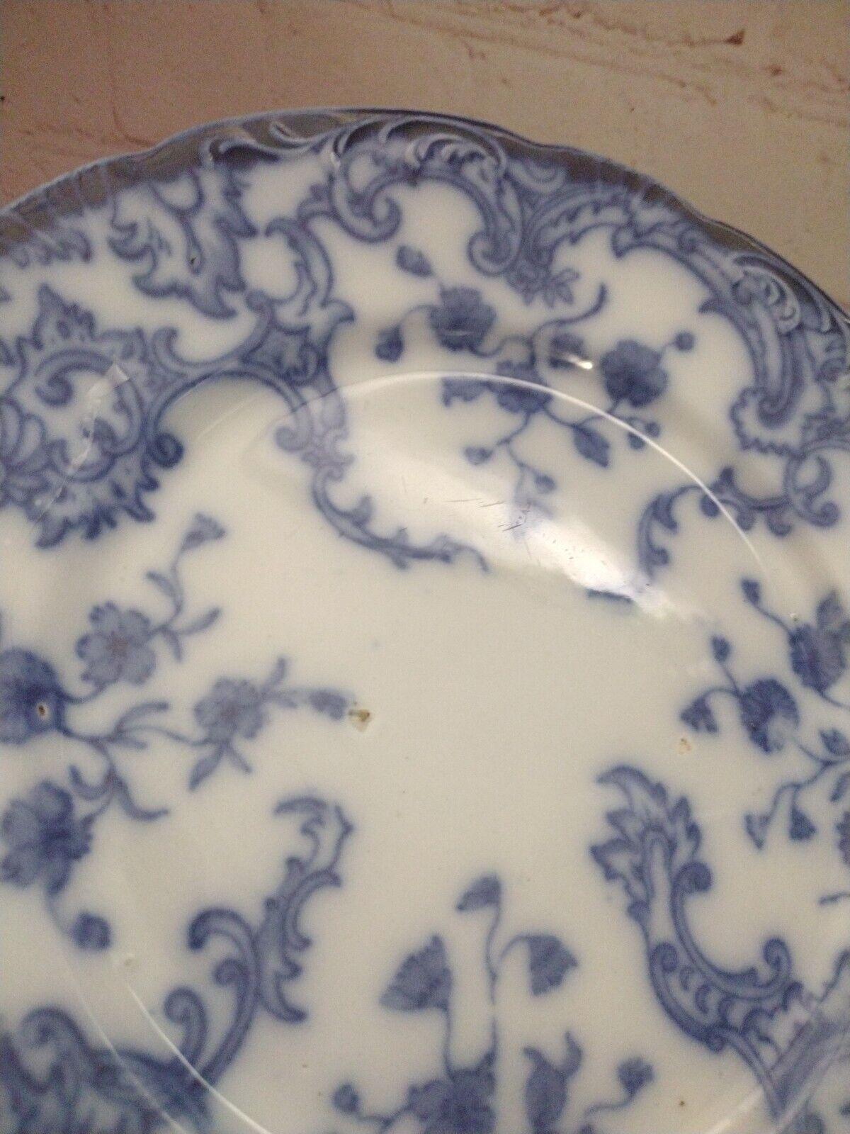 Antique W. H. Grindley MARIE Pattern Flow Blue Plates 8.75" - Etsy