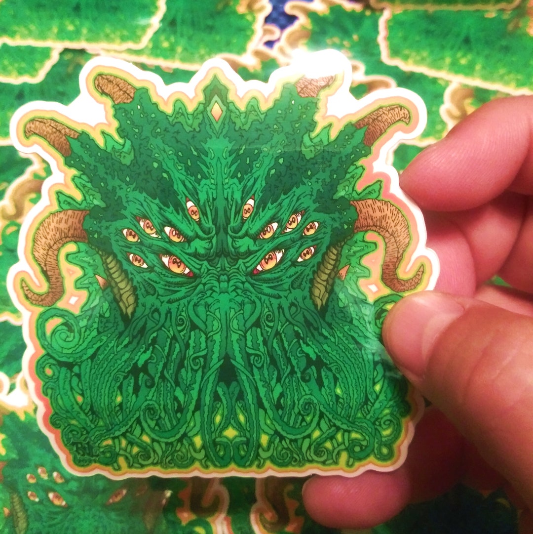 Cthulhu 3" Inch Vinyl Sticker - Etsy