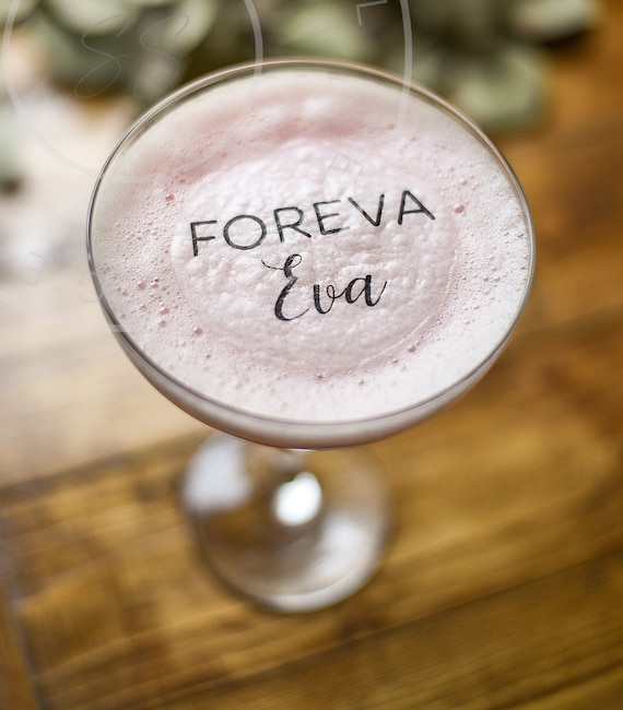 Foreva Eva Edible Cocktail Topper Drink Topper - Etsy