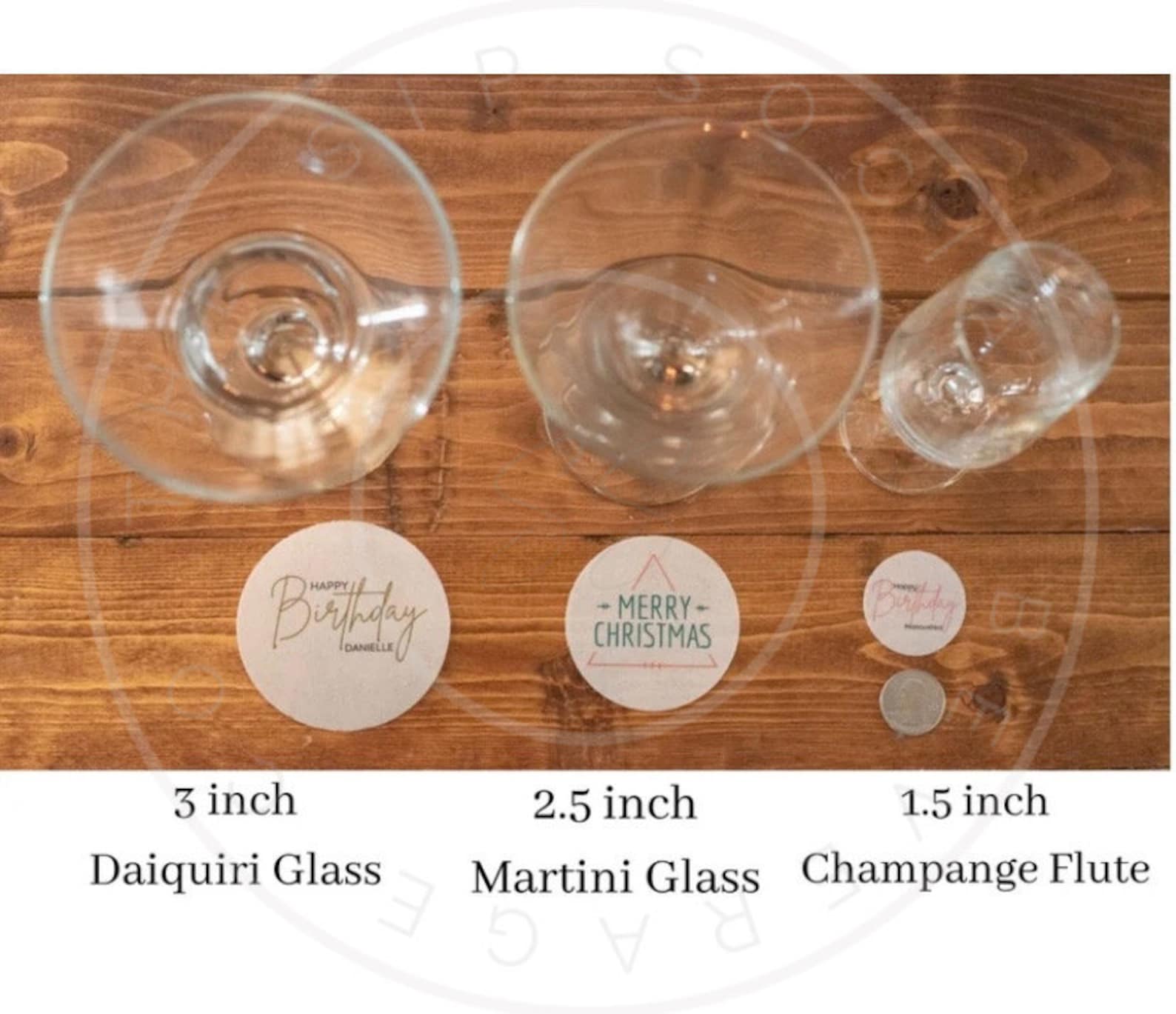 Birthday Personalized Edible Cocktail Topper Drink Topper - Etsy