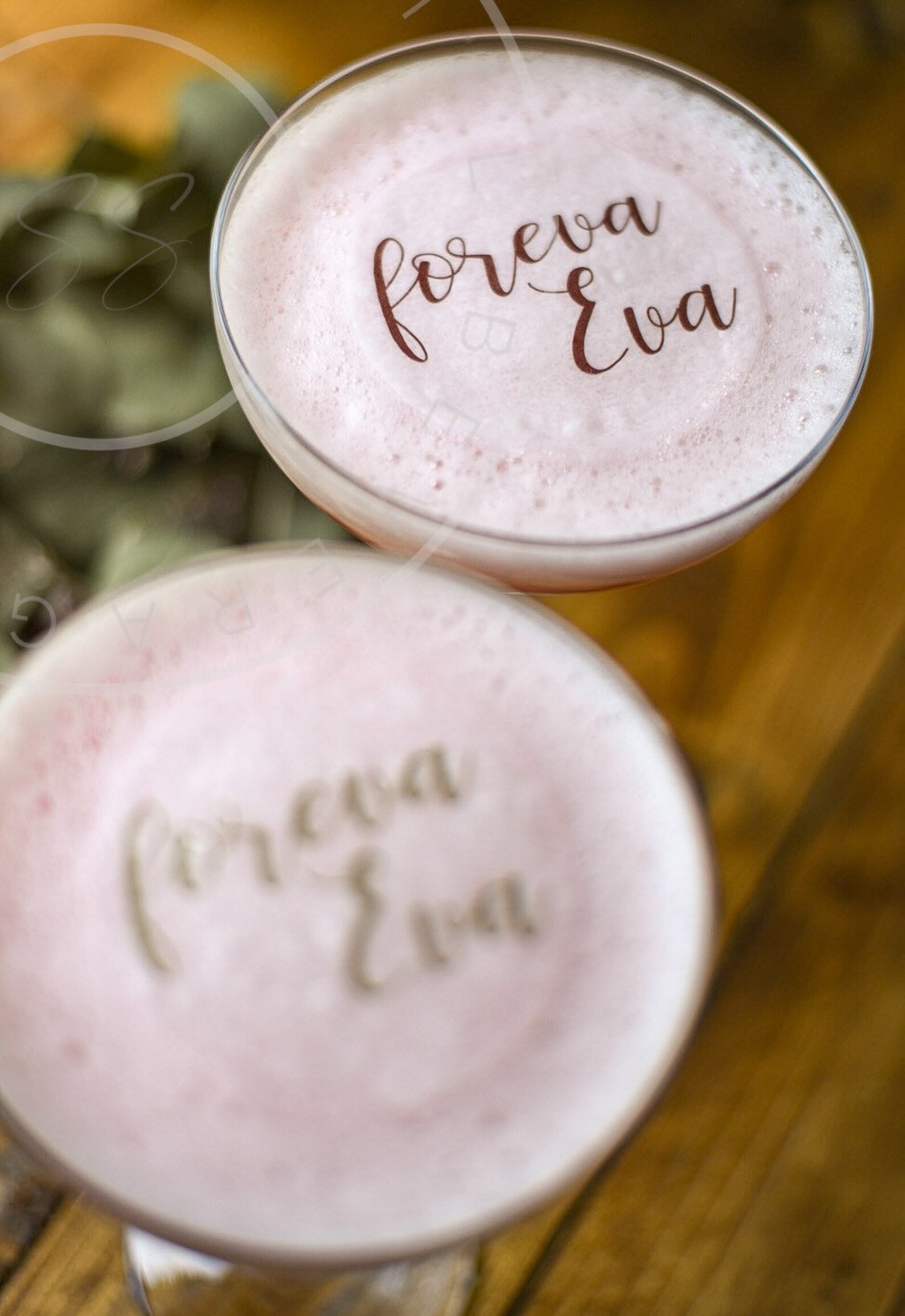 Foreva Eva- Edible Cocktail Topper - Drink Topper - Etsy