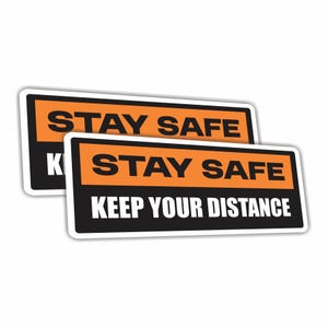 Keep Your Distance Car Decal - Etsy