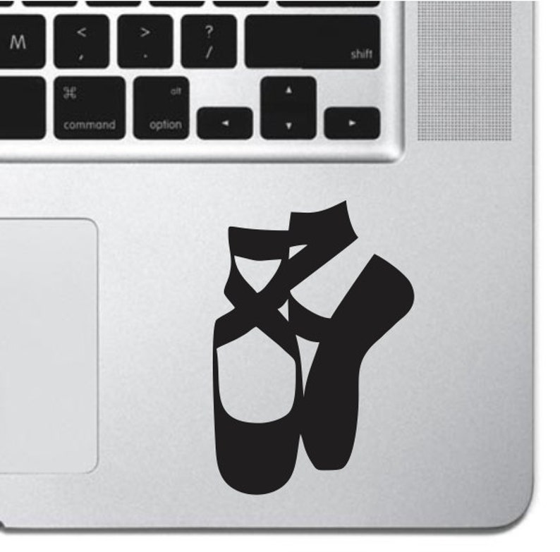 Ballet Shoe Slipper Sticker Decal Macbook Pro Air 13 - Etsy