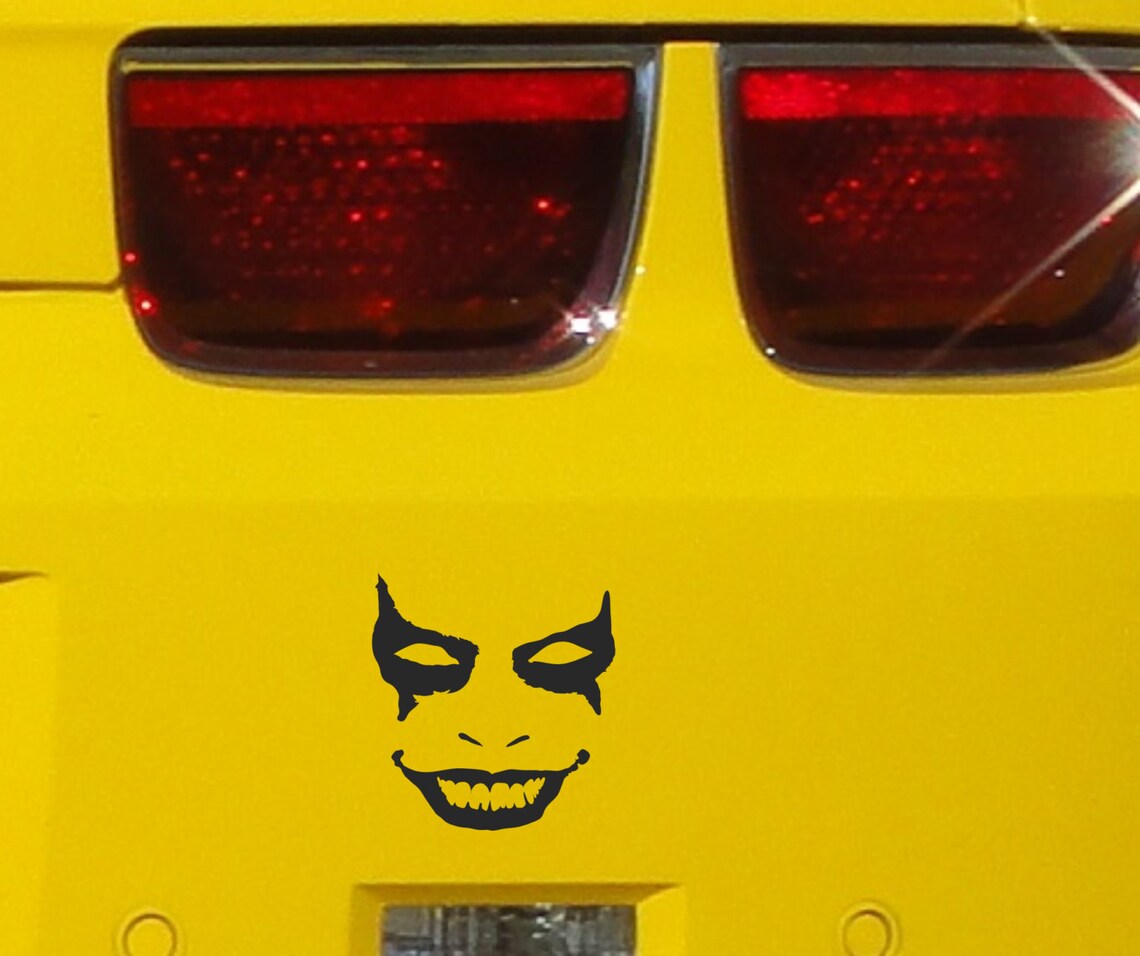 Joker Face Bumper Sticker Vinilo Calcomanía Macbook Pro Air - Etsy México