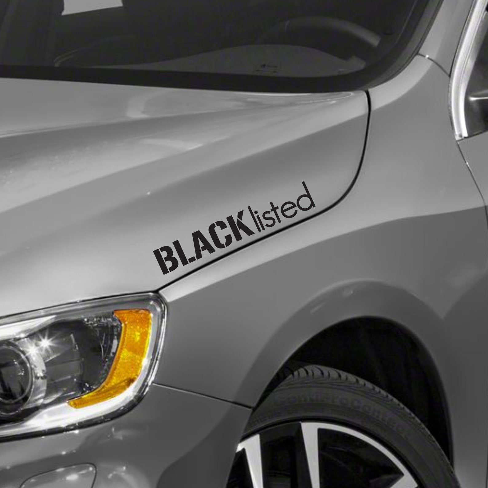 Blacklisted Windshield Sticker Banner Vinyl Decal Window - Etsy