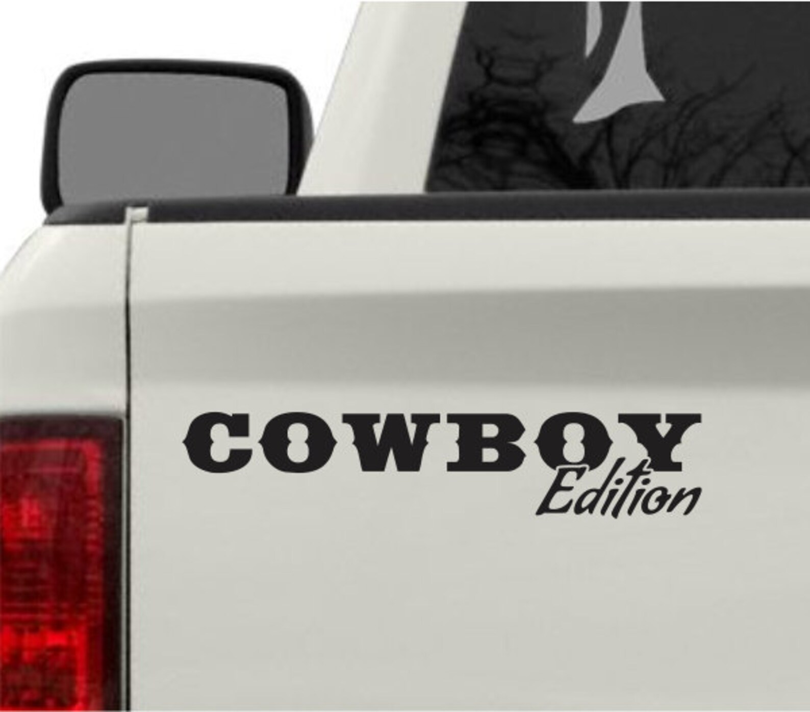 Cowboy Edition Bumper Sticker Vinyl Decal Cowboy Sticker Truck - Etsy