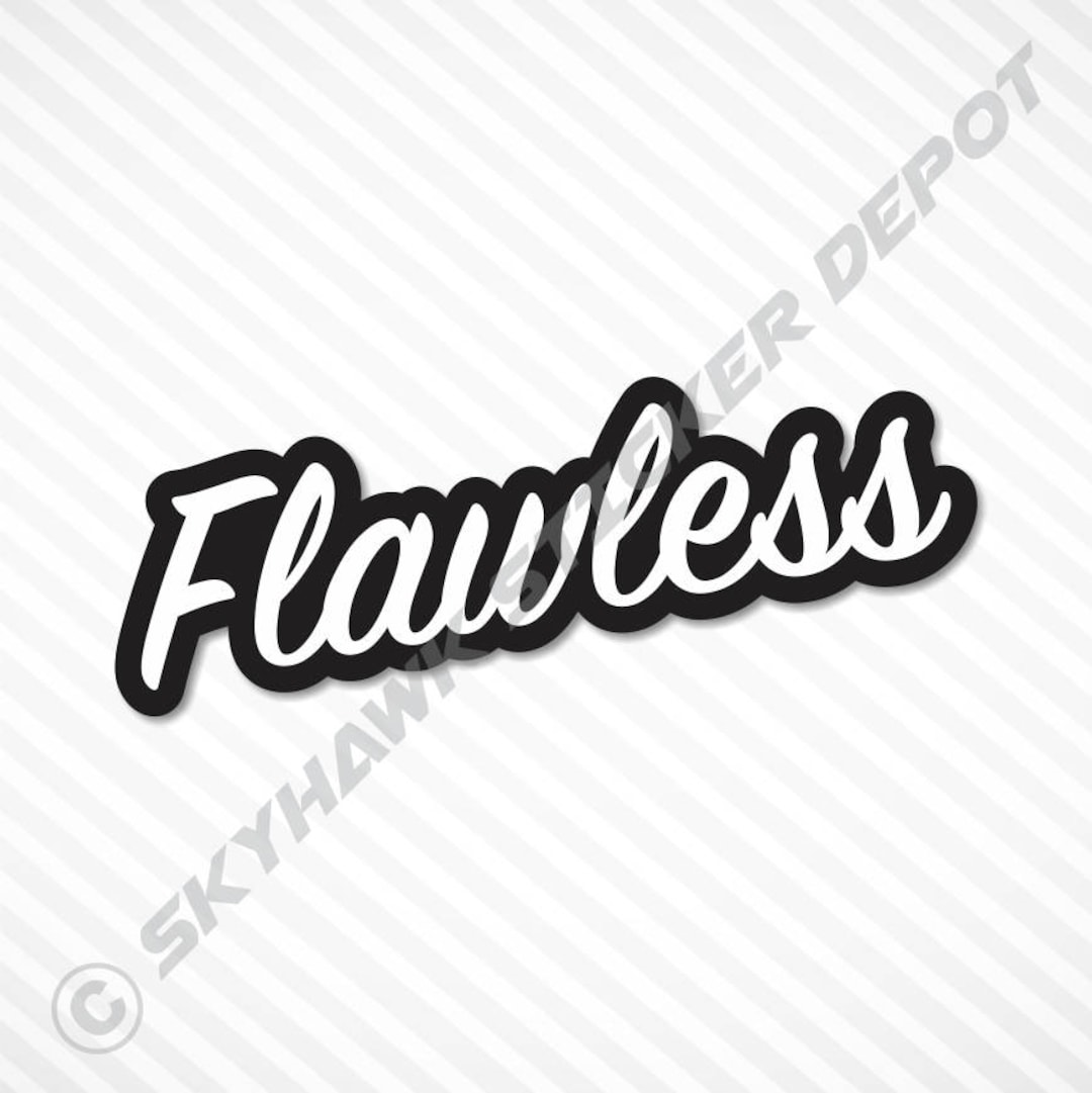 Flawless JDM Vinyl Decal Sticker Japan Japanese Car Sticker Bomb Drift ...