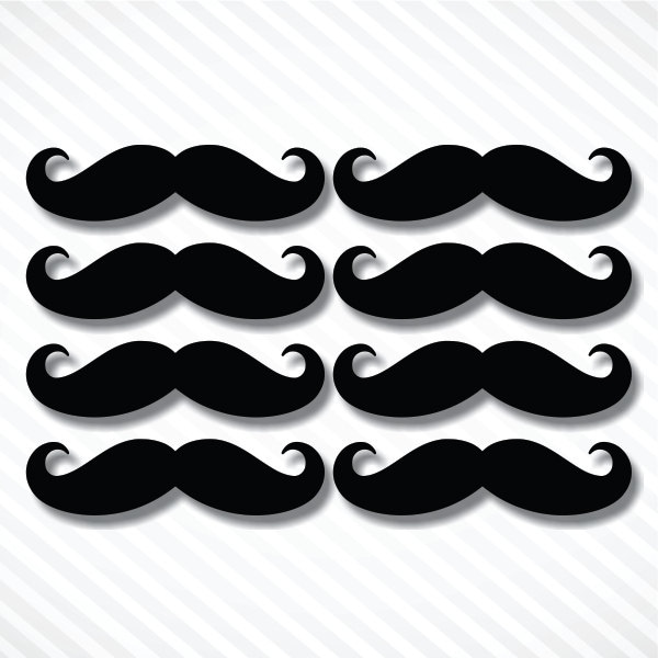 Mustache Decal - Etsy