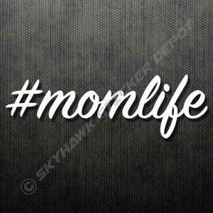 Mom Life Bumper Sticker Vinyl Decal #momlife Mother's Day Gift for Mom ...