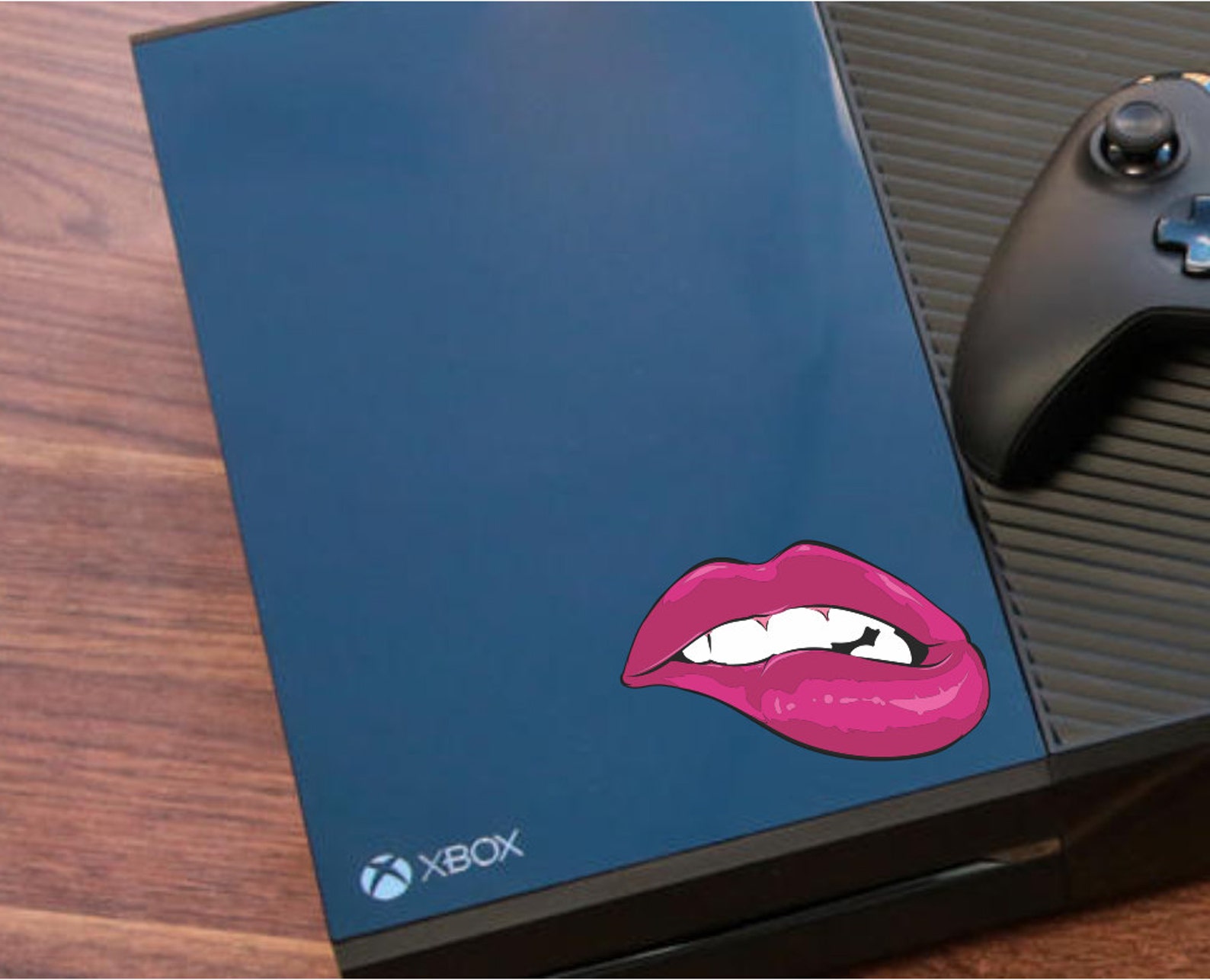 Sexy Lip Bite Sticker Vinyl Decal Macbook Sticker Laptop Car - Etsy