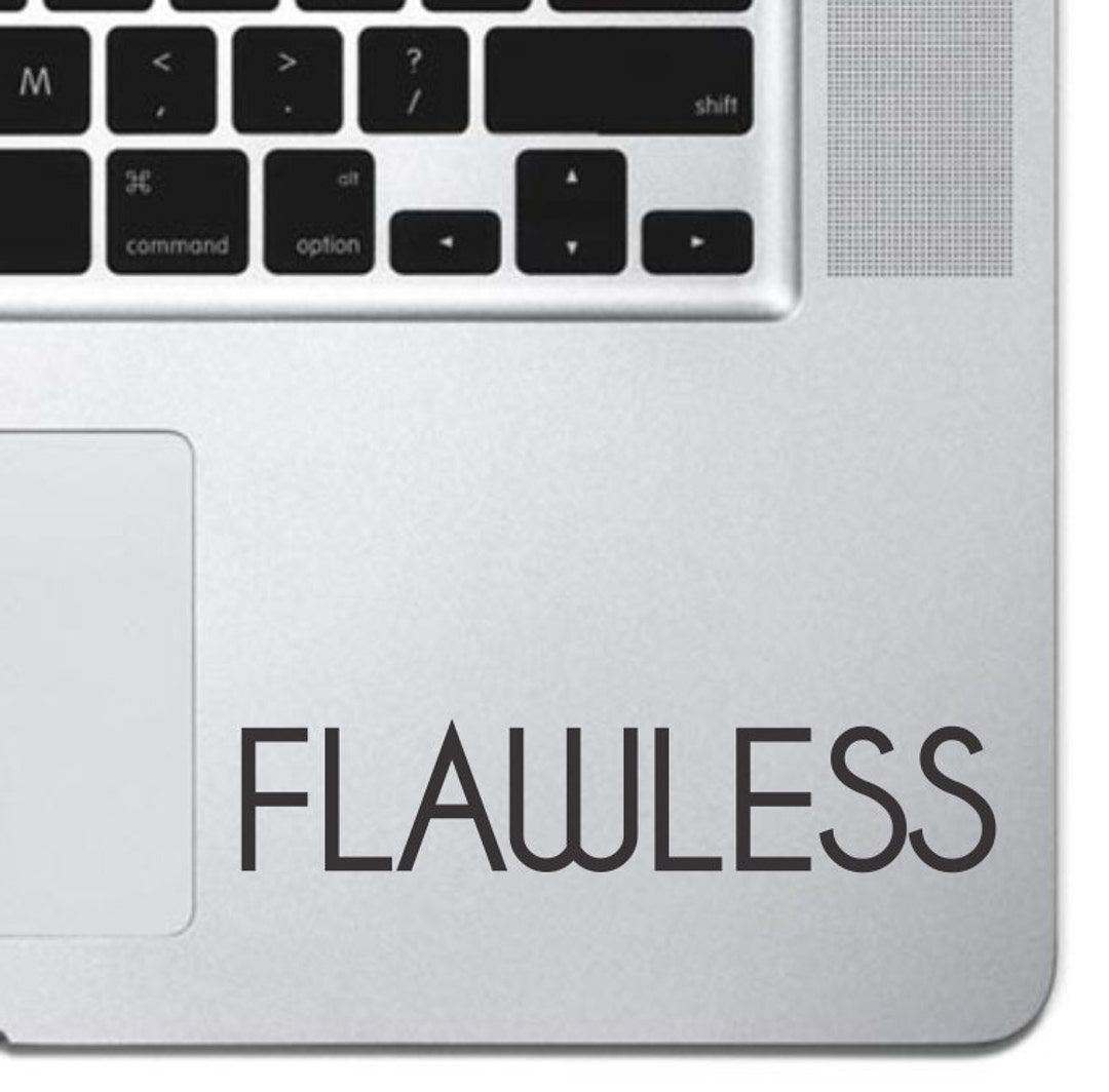 Flawless Sticker Laptop Decal MacBook Pro Air 13" 15" 17" Keyboard ...