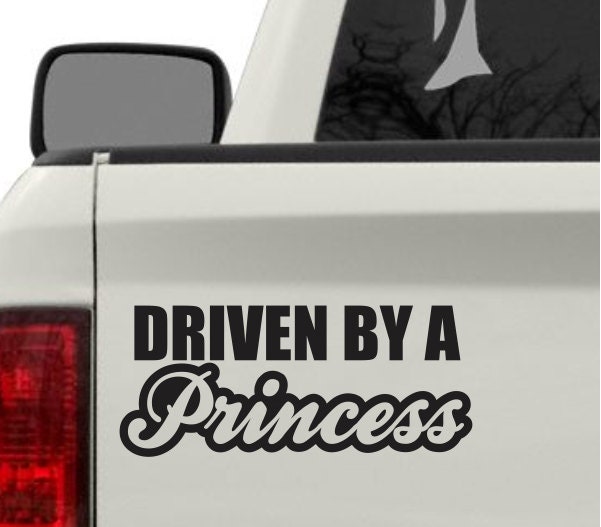 Driven by A Princess Bumper Sticker Vinyl Decal JDM Sticker - Etsy