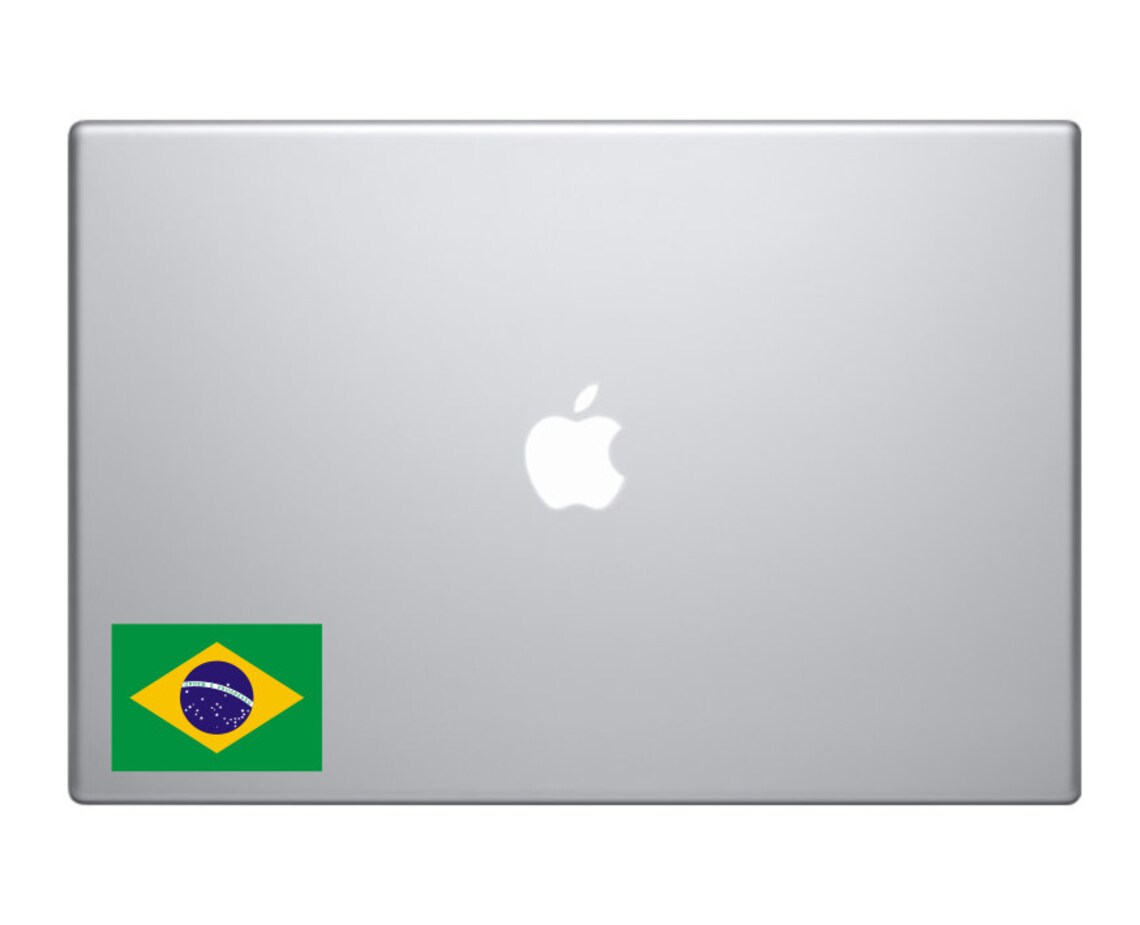 4 Brazil Brazilian Flag Sticker Vinyl Decal Brazilian - Etsy