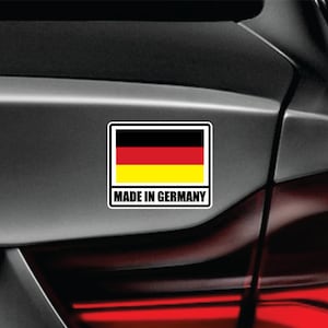 Made in Germany Sticker Vinyl Decal German Flag Sticker German ...