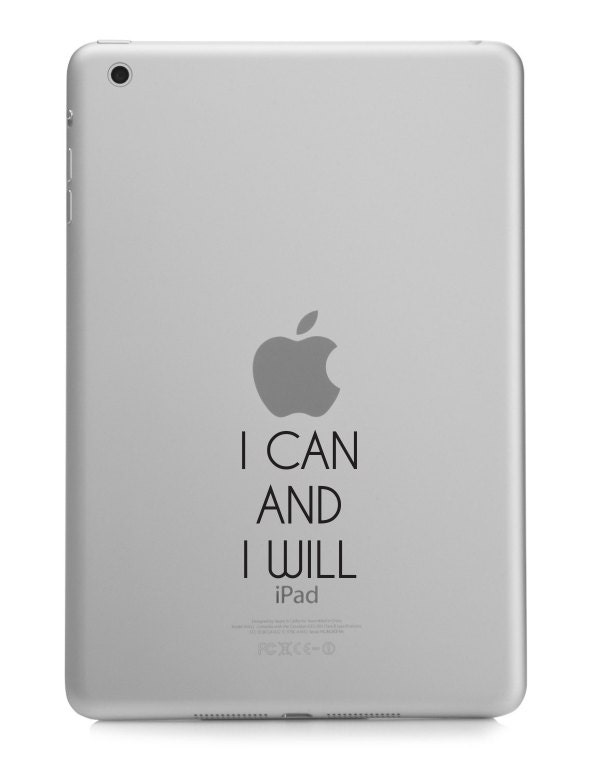 I Can and I Will Sticker Decal Macbook Pro Air 13 - Etsy