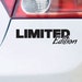 Limited Edition Vinyl Decal Bumper Sticker Car Sticker Truck SUV Van ...