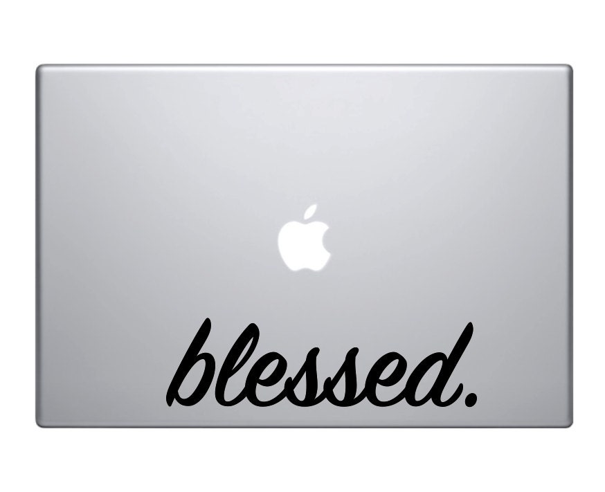 Blessed Bumper Sticker Vinyl Decal Religious Sticker Car Truck | Etsy