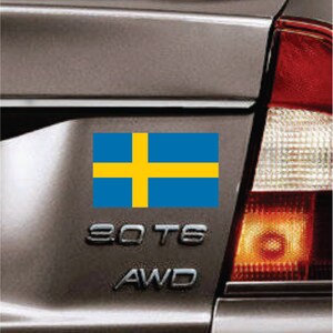 Sweden Swedish Flag Sticker Vinyl Decal Car Truck Sticker MacBook Pro ...