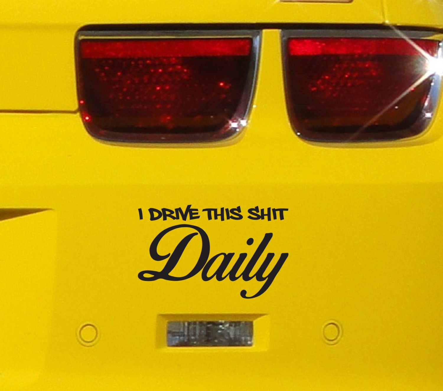 I Drive This Shit Daily Funny Bumper Sticker Vinyl Decal Car | Etsy