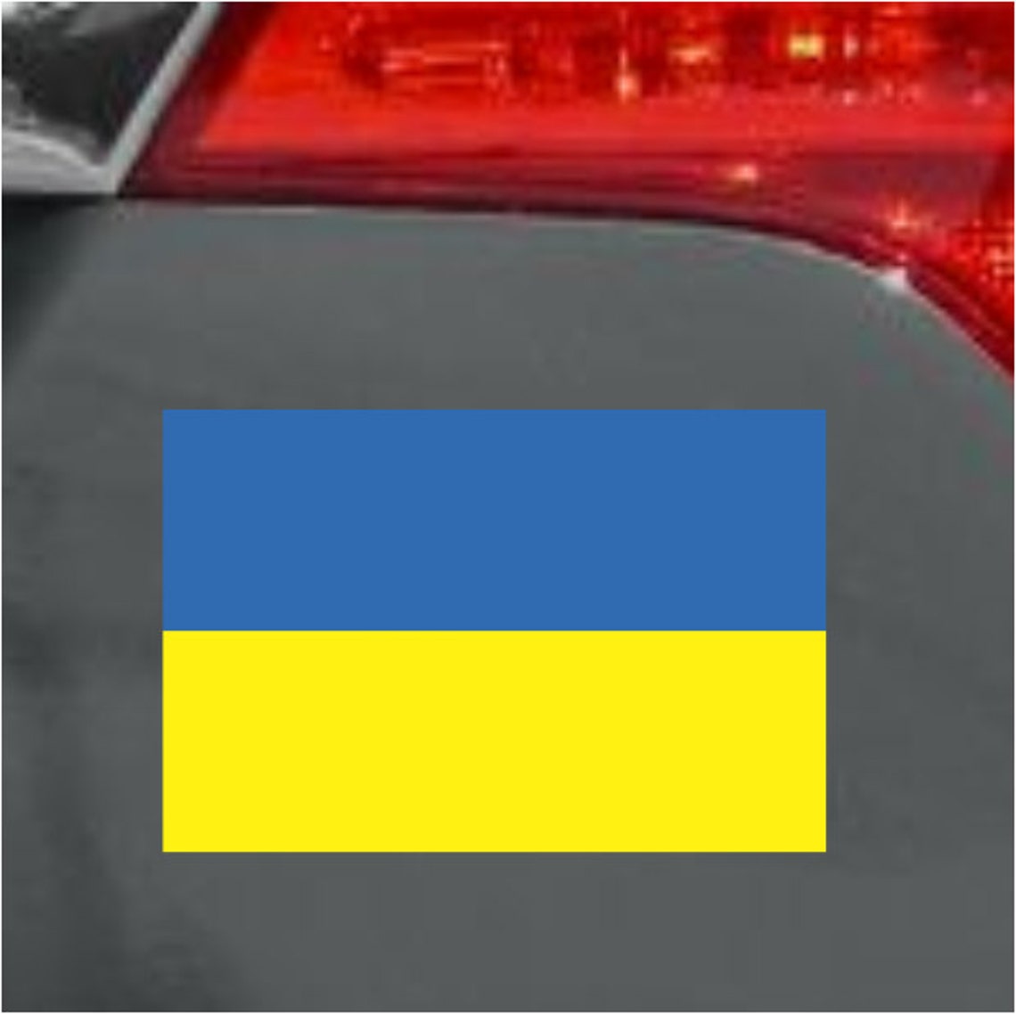 4 Ukrainian Flag Bumper Sticker Vinyl Decal Ukraine Etsy