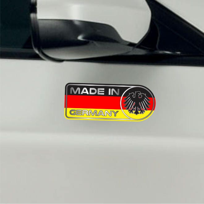 Made in Germany Car Sticker Set Vinyl Decal German Flag - Etsy