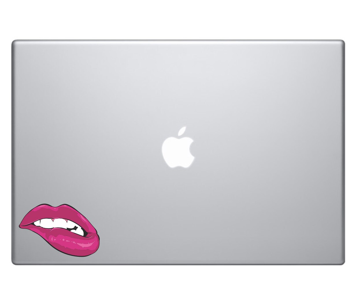 Sexy Lip Bite Sticker Vinyl Decal Macbook Sticker Laptop Car - Etsy ...