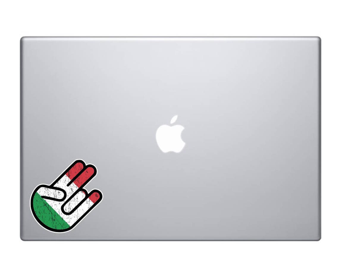 Shocker Italian Flag Bumper Sticker Vinyl Decal Italy Sport Car Bike ...
