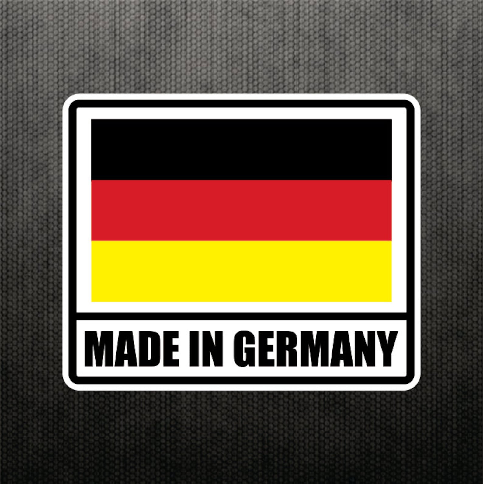Made in Germany Sticker Vinyl Decal German Flag Sticker German ...