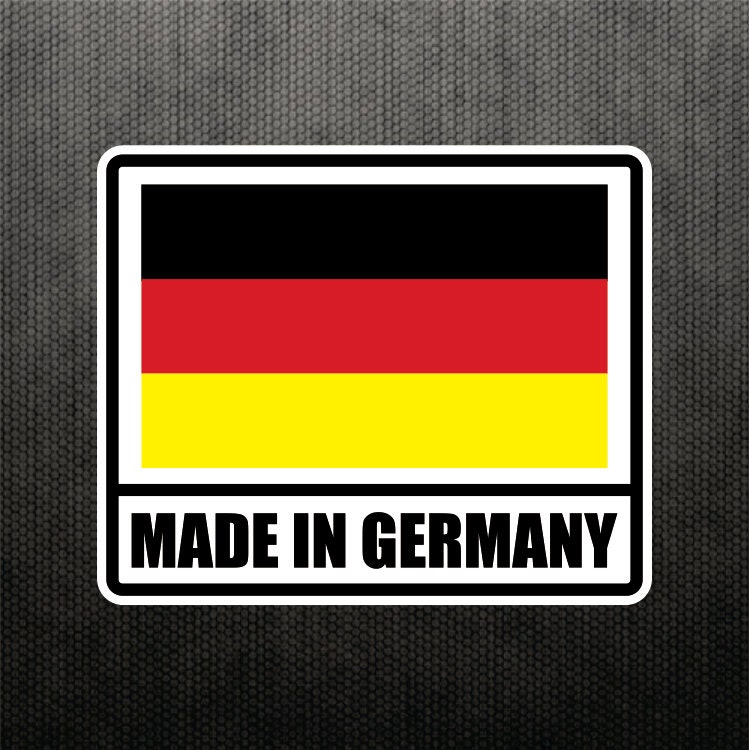 Made in Germany Sticker Vinyl Decal German Flag Sticker German ...