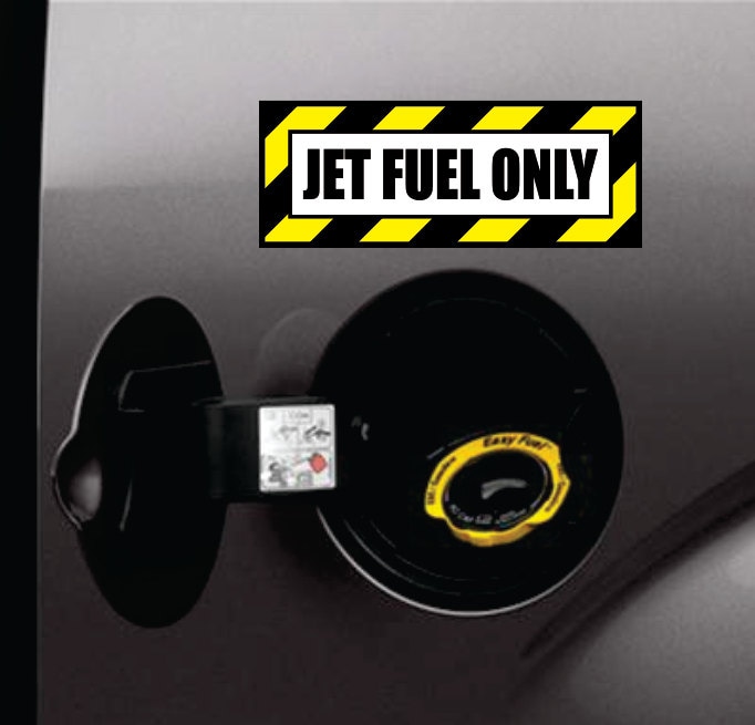 Jet Fuel Only Funny Sticker Vinyl Decal Diesel Truck Car Decal - Etsy ...