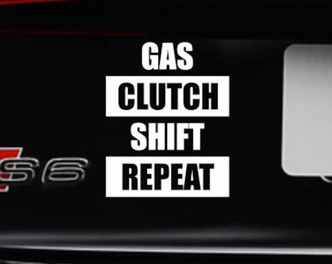 Shifter Vinyl Decal sticker, Car, Laptop, Window, Tumbler, Manual Jdm ...