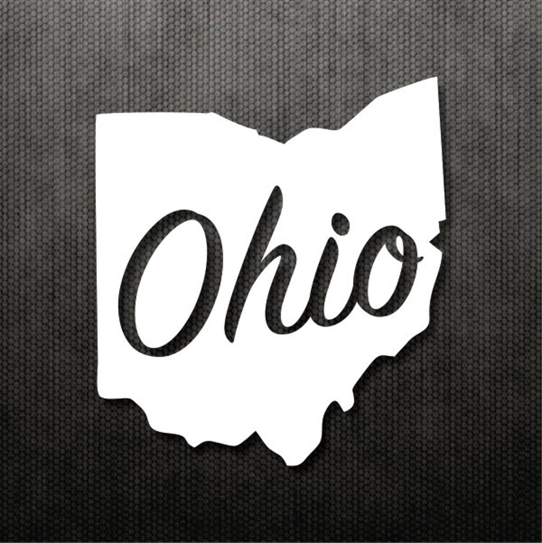 Ohio State Sticker Vinyl Decal Bumper Sticker MacBook Air Pro 13" 15 ...