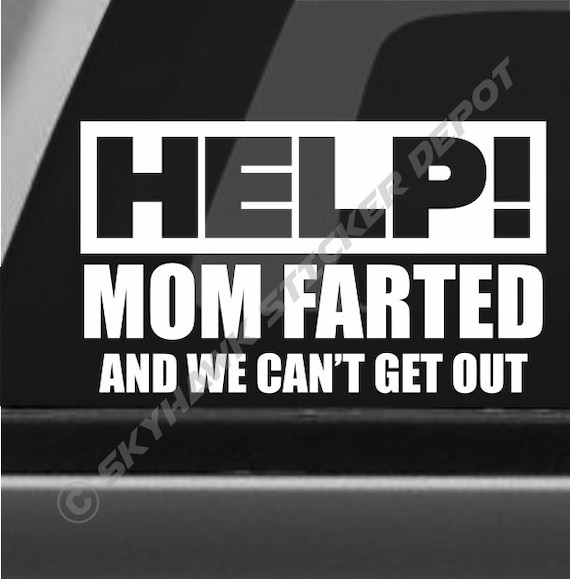 Paper Farts Tickle Car Decal Funny Car Decal Stickers Joke Gag Gift ...