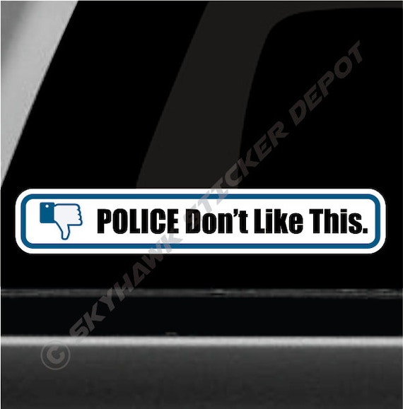 Funny Police Stickers