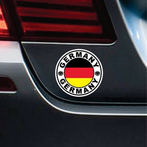 4" German Flag Sticker Vinyl Decal Germany Flag Sticker MacBook Air ...